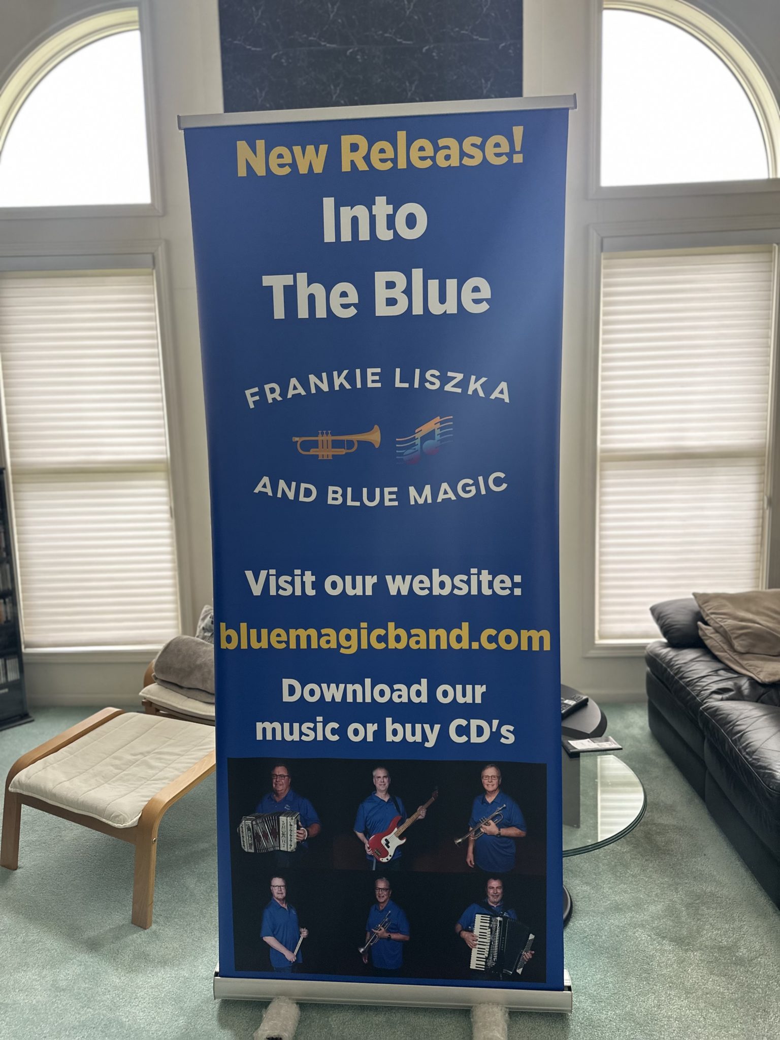 For Immediate Release. The "Into The Blue" recording with Frankie ...